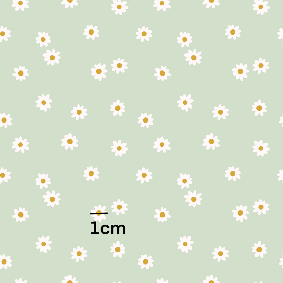 Green Daisy l Pre-Order – Dizzy Daisy Fabric Studio