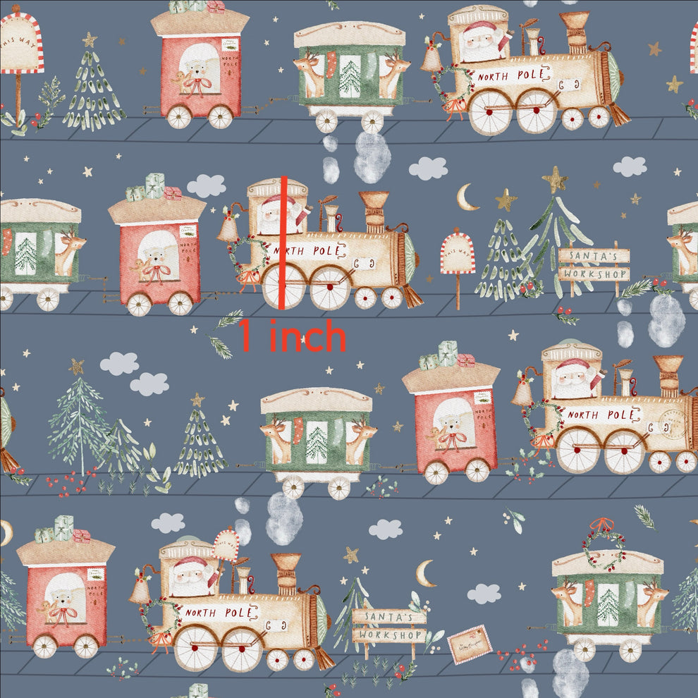 Polar Express - Night l Pre-Order – Dizzy Daisy Fabric Studio